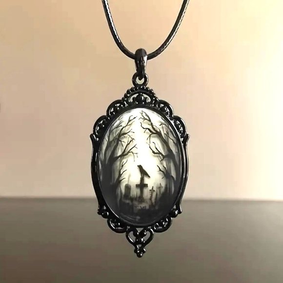 Raven Necklace | Jewelry | 3d Black Raven Pendant Necklace Viking Magic ...